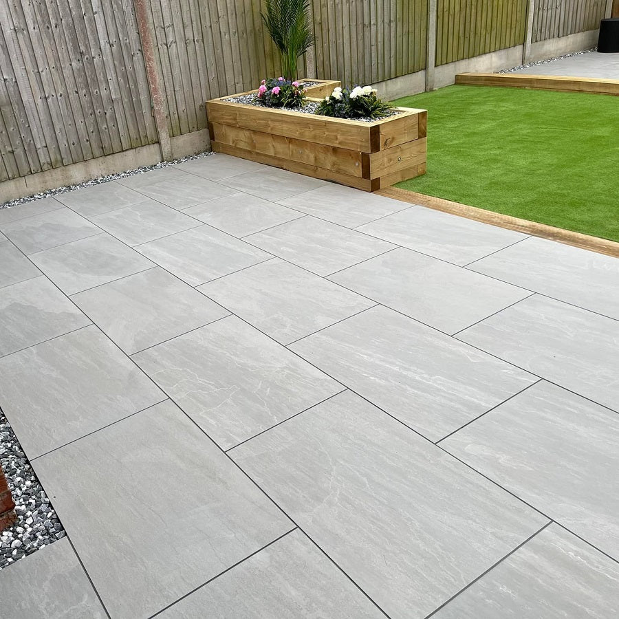 Kandla Grey Porcelain Paving Tiles - 600x900 - 20mm – Spire Stone Mill