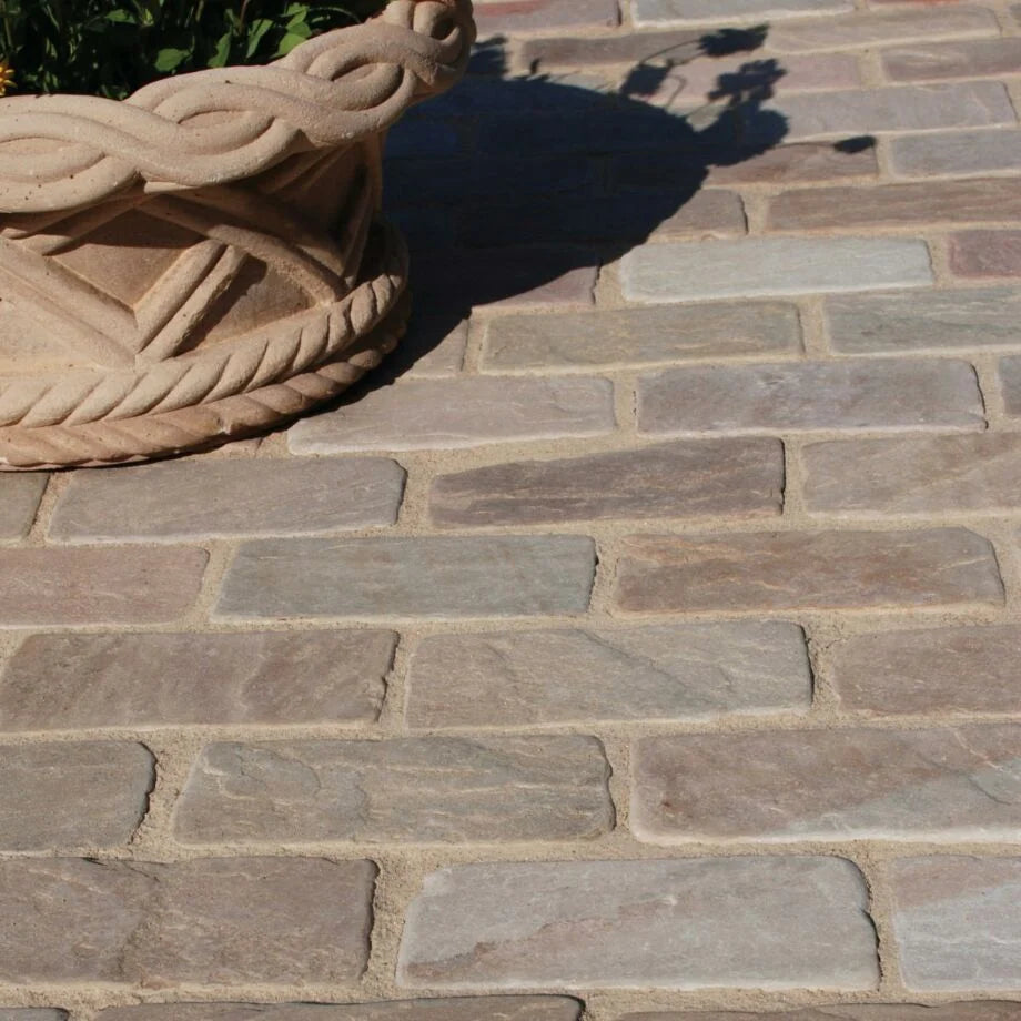 Camel Buff Cobble Setts 200mm x 100mm x 40/60mm – Spire Stone Mill